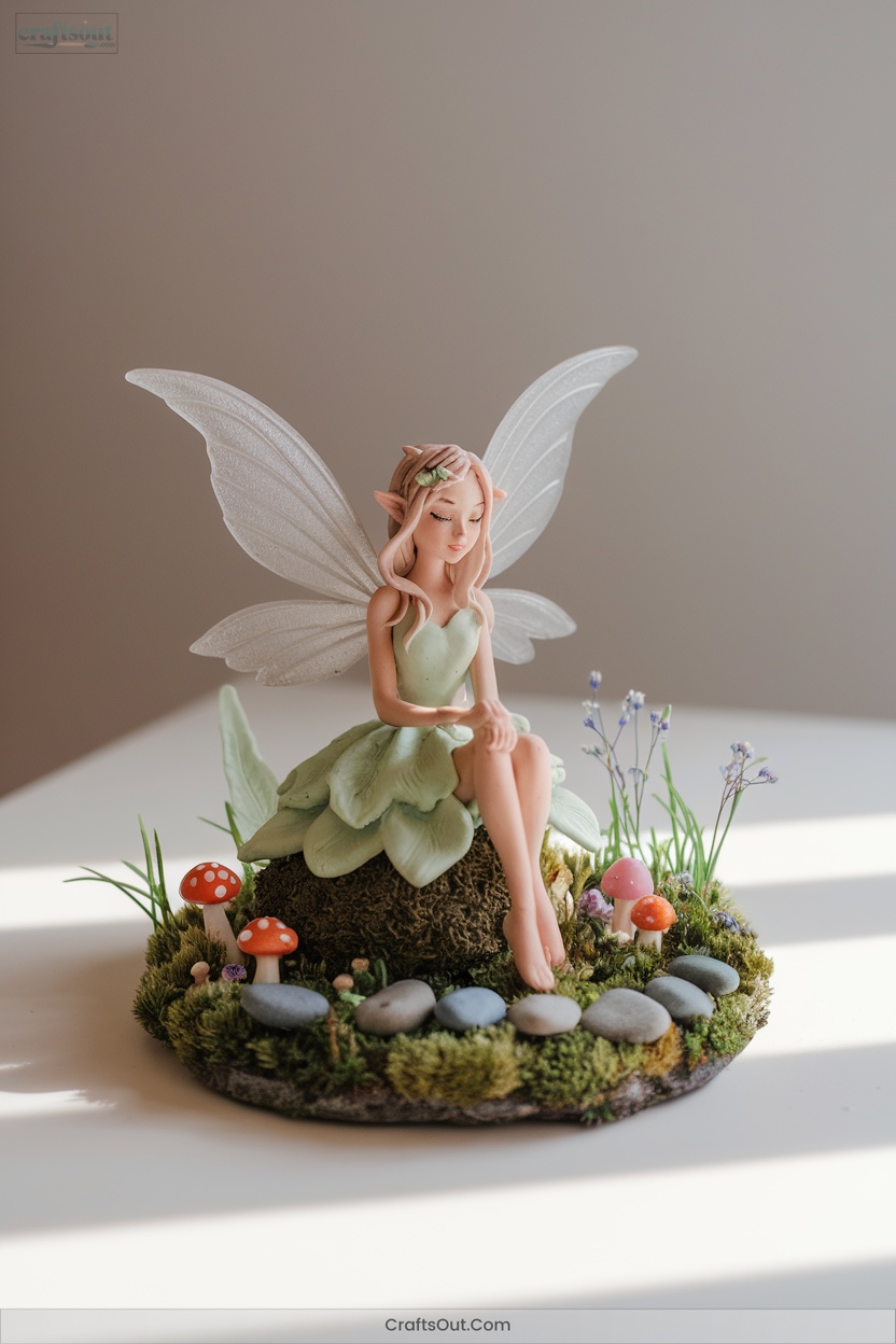 10 Magical Polymer Clay Crafts Fairy Figurines To Create
