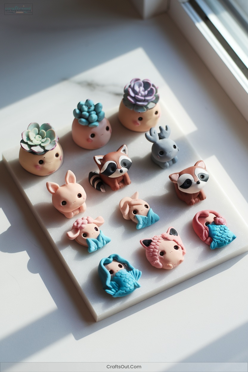 16 Aesthetic Polymer Clay Crafts To Elevate Your Space