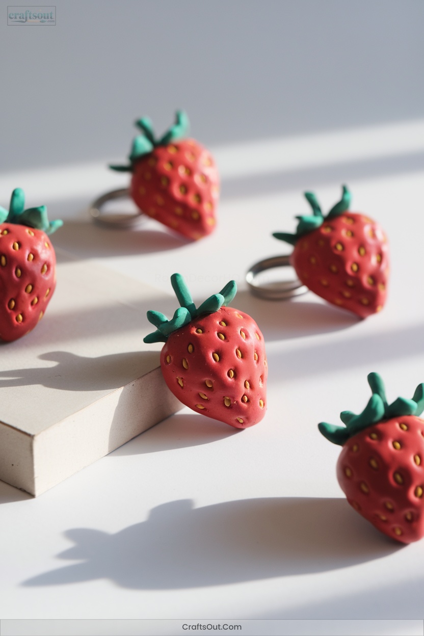 10 Sweet Clay Crafts Strawberry Designs For Summer 2026