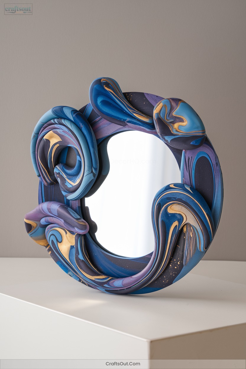 10 Creative Polymer Clay Crafts Mirror Designs To Try Now