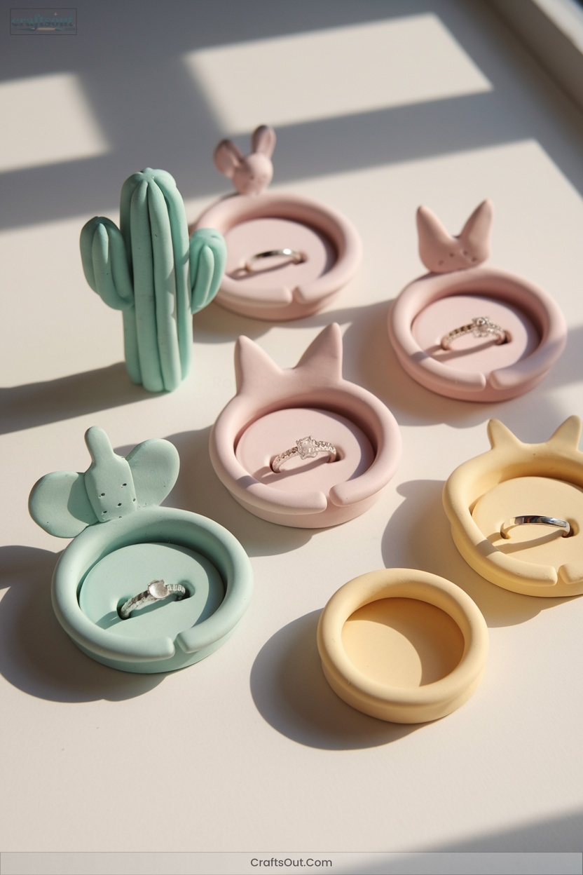 19 Cute DIY Small Clay Crafts For Gifts And Decorations