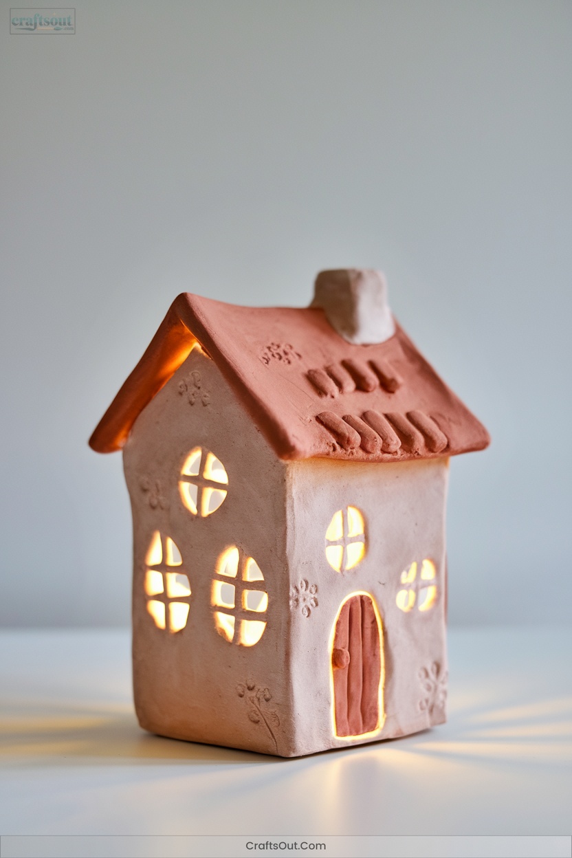 12 Charming Clay Crafts House Models You Can Create