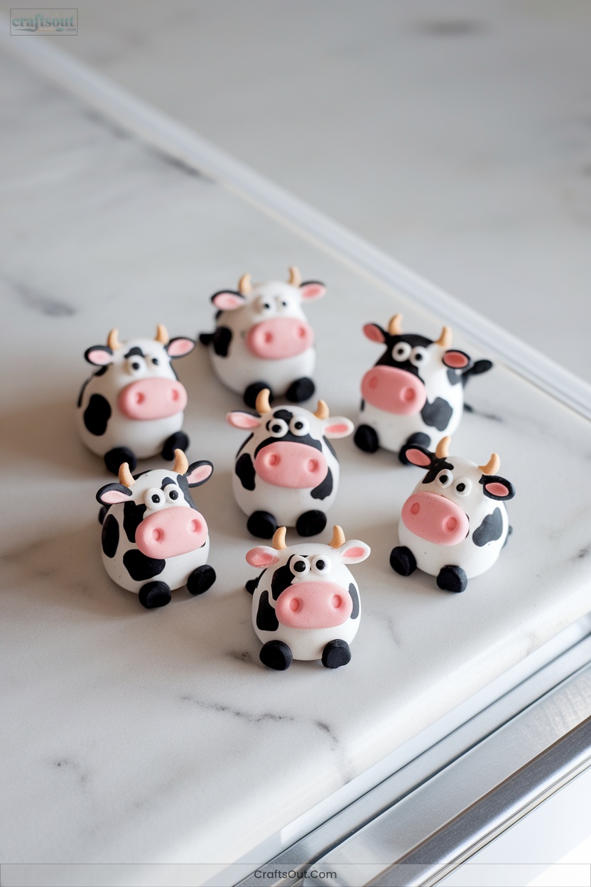 10 Adorable Clay Crafts Cow Designs For Farm Lovers
